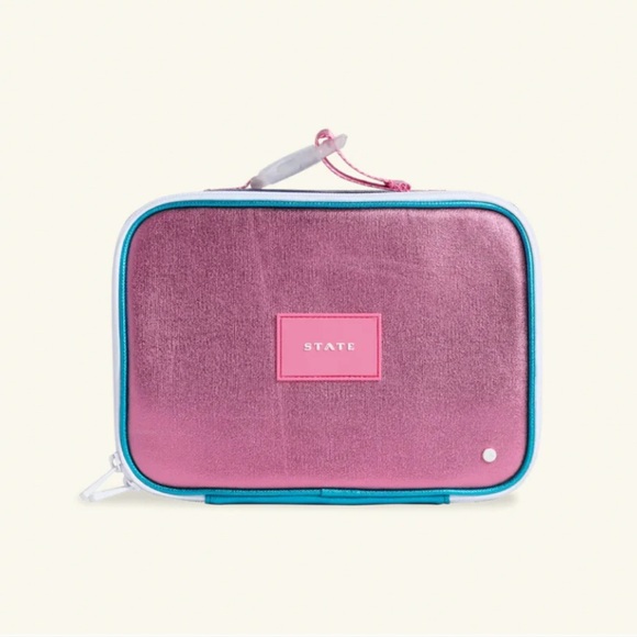 STATE | Accessories | State Bags Rodgers Lunch Box Metallic Turquoise ...
